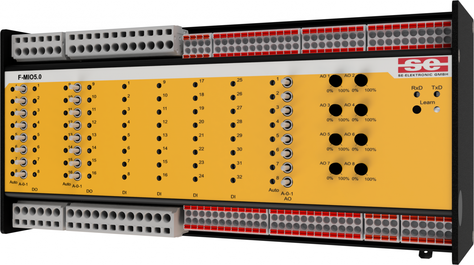 Digital and analogue input and output module, F-MIO5.0 - SE-Elektronic