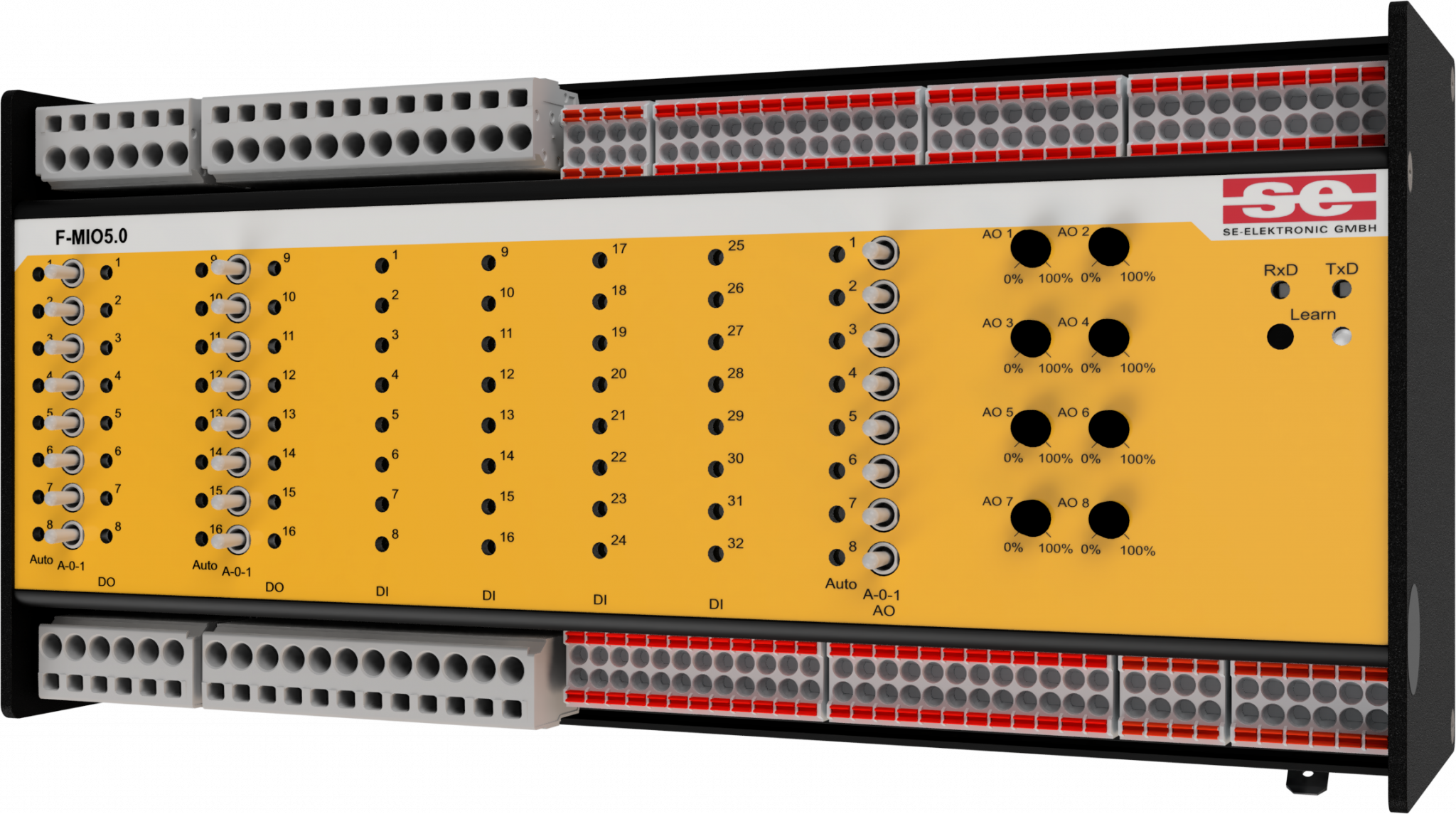 Digital and analogue input and output module, F-MIO5.0 - SE-Elektronic